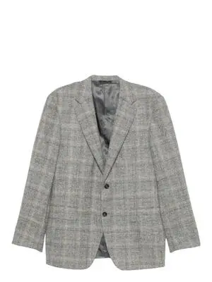 Canali Long-sleeved Suit Jacket - Gray
