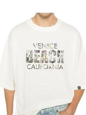 Palm Angels Short-sleeved T-shirt - White