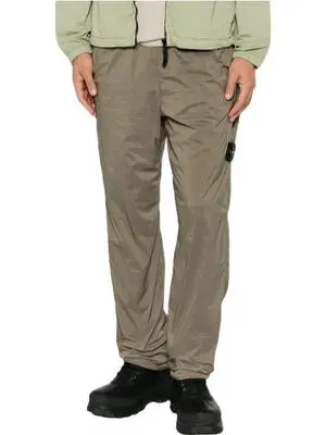 Stone Island Compass Motif Track Pants - Gray