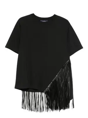 Sportmax Tasseled T-shirt - Black