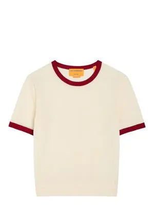 Guest In Residence Fine-knit Cashmere T-shirt - Cream