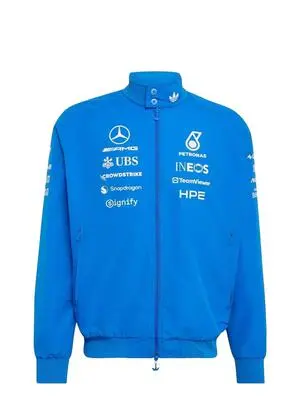 Adidas X Mercedes Amg Petronas Formula 1 Team Harrington Jacket - Blue Bird