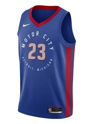 Nike X Nba Detroit Pistons City Edition Jersey Blake Griffin 23 - Blue/red