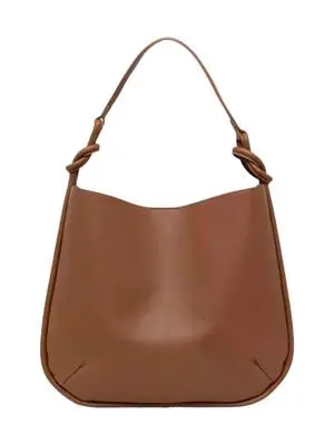 BENETTON Maxi Logo-debossed Tote Bag - Brown