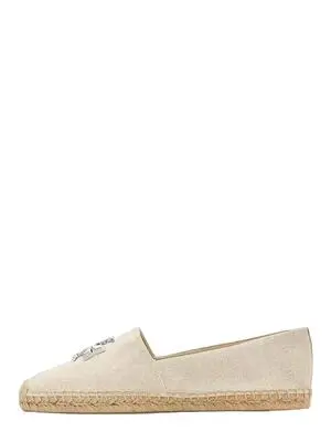 Tory Burch Tory Burch Eleanor Logo-Plaque Espadrilles Neutrals