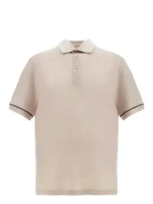 Herno Resort Wool Polo Shirt - Neutrals