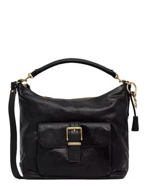 Marc O'polo Buckle Detail Shoulder Bag - Black
