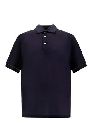 Herno Wool Polo Shirt - Blue