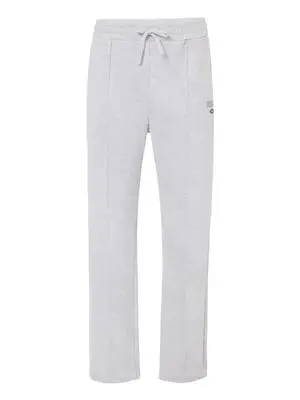 Iceberg Drawstring-waist Logo-print Track Pants - Grey