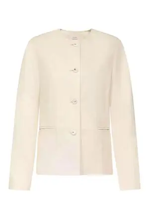 Loulou De Saison Adéa Leather Jacket - Neutrals