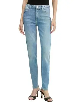 Guess 1981 Logo-patch Slim-fit Jeans - Blue