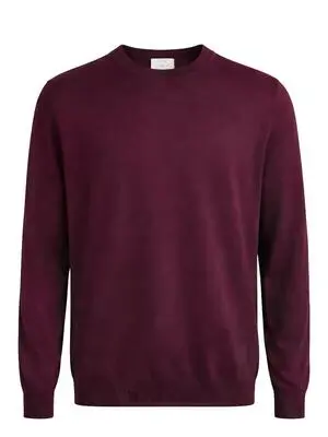 Pal Zileri Fine Knit Crew Neck Sweater - Red