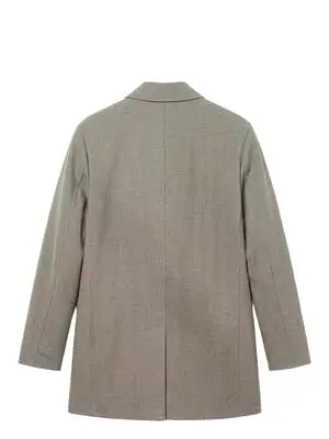 TOMBOLINI Single-breasted Rear-slit Raincoat - Neutrals