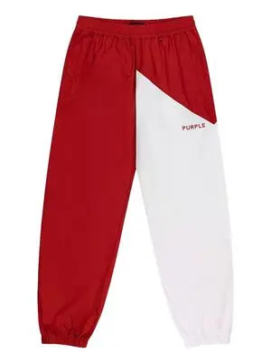 PURPLE BRAND England All Around Colour-block Track Pants - Red