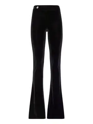 Philipp Plein High-waisted Flared Leggings - Black
