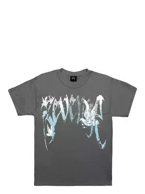 REVENGE Graffiti-print T-shirt - Grey