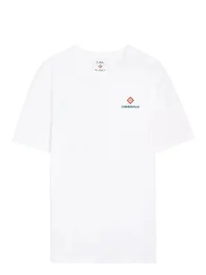 Casablanca Logo-print T-shirt - White