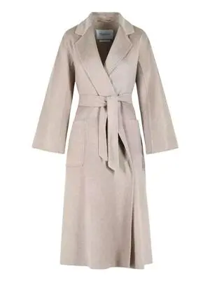 Max Mara Ludmilla Belted Coat - Neutrals