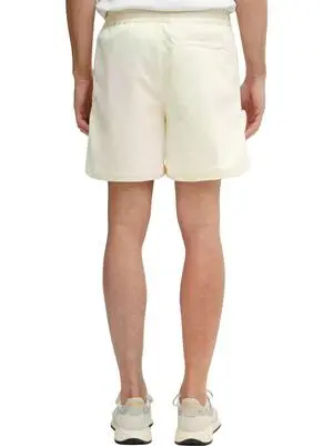 Filling Pieces Mesh Knit Logo Embroidered Shorts - Neutrals