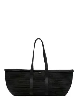 Issey Miyake Textured Shoulder Bag - Black