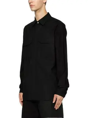 Rick Owens Flap-pocket Shirt - Black