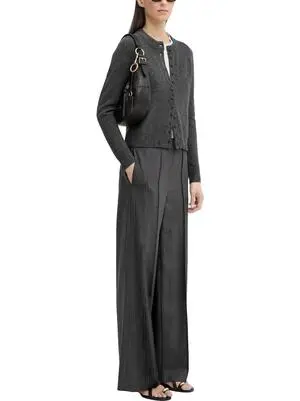 Marc O'polo Logo-appliqué Leather Tote Bag - Black