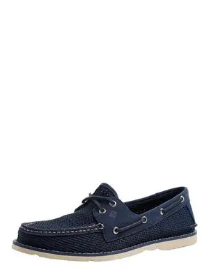 Sperry Authentic Original 2 Eye Ripple Resort Boat Shoes - Navy