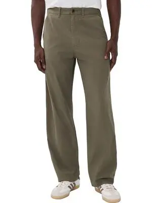 Madewell Poplin Utility Pants - Olive