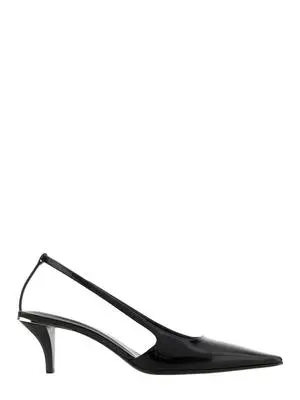 Gucci Mesh Slingback Pumps - Black