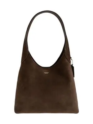 COACH Brooklyn 28 Suede Shoulder Bag - Brown
