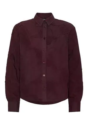 ROTATE BY BIRGER CHRISTENSEN ROTATE BIRGER CHRISTENSEN Oversized Floral Embellished Shirt