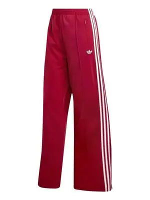 Adidas Adidas Firebird Loose-Fit Track Pants With Side Stripe Detail Red