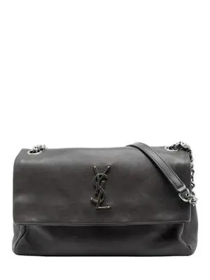 Saint Laurent Medium Grain De Poudre West Hollywood Crossbody Bag - Grey