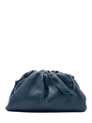 Bottega Veneta Bottega Veneta Lambskin Mini Pouch Crossbody Bag Blue