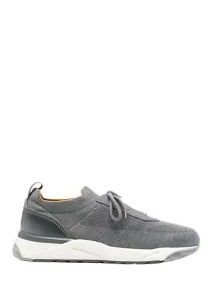 Santoni Innova Panelled Sneakers - Grey