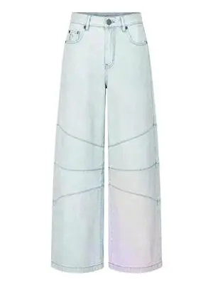 ONETEASPOON Barrel Wide-leg Jeans - Blue