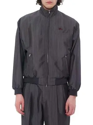 MAGLIANO Pinstripe Zip Track Jacket - Grey
