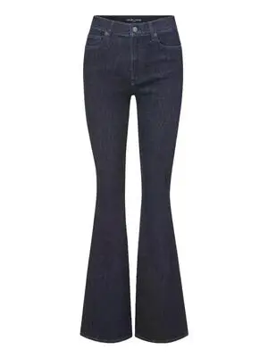 Veronica Beard High-waisted Flared Jeans - Blue