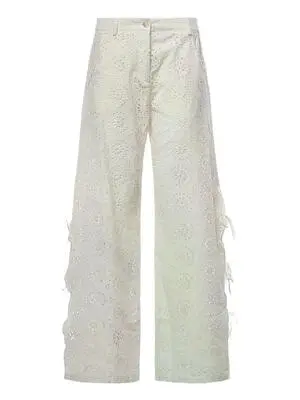 MC2 SAINT BARTH Sangallo Palazzo Pants - Neutrals