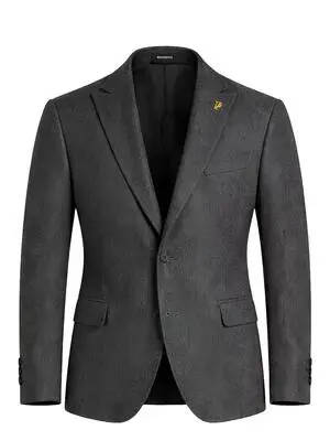 Pal Zileri Logo-plaque Single-breasted Blazer - Grey