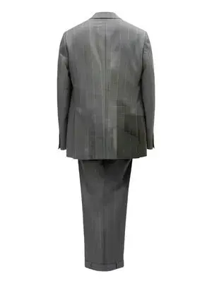 TOMBOLINI Pinstriped Double-breasted Suit - Grey