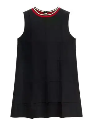 Marni Pleated Sleeveless Mini Dress - Black