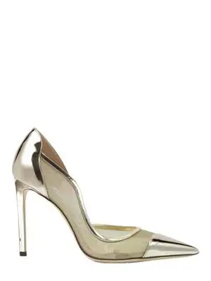 JIMMY CHOO Brigitte Mesh-panel Pumps - Neutrals