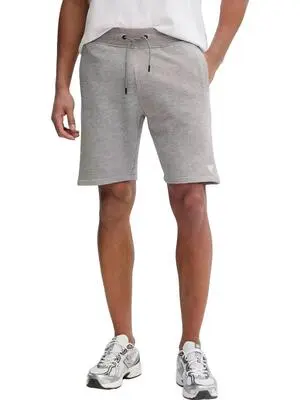 Guess Logo Patch Track Shorts - Grey