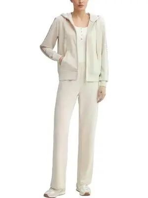 Guess Logo Tape Track Pants - Neutrals
