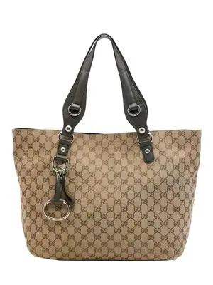 Gucci Gg Canvas Icon Bit Tote Bag - Neutrals