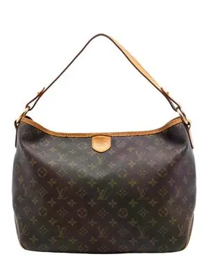 LOUIS VUITTON Monogram Canvas Delightful Pm Tote Bag - Brown