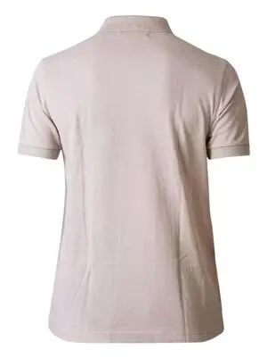 Comme Des Garçons X Fred Perry Logo-embroidered Polo Shirt - Neutrals