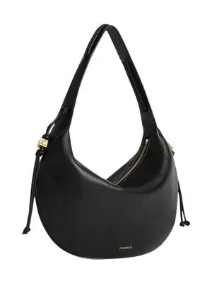 COCCINELLE Medium Leather Shoulder Bag - Black