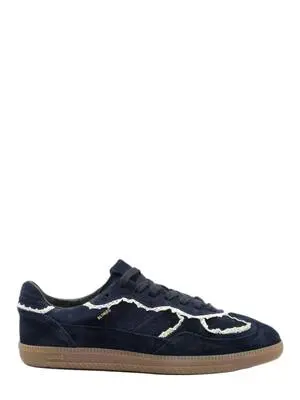 ALOHAS Crochet-trim Suede Sneakers - Blue